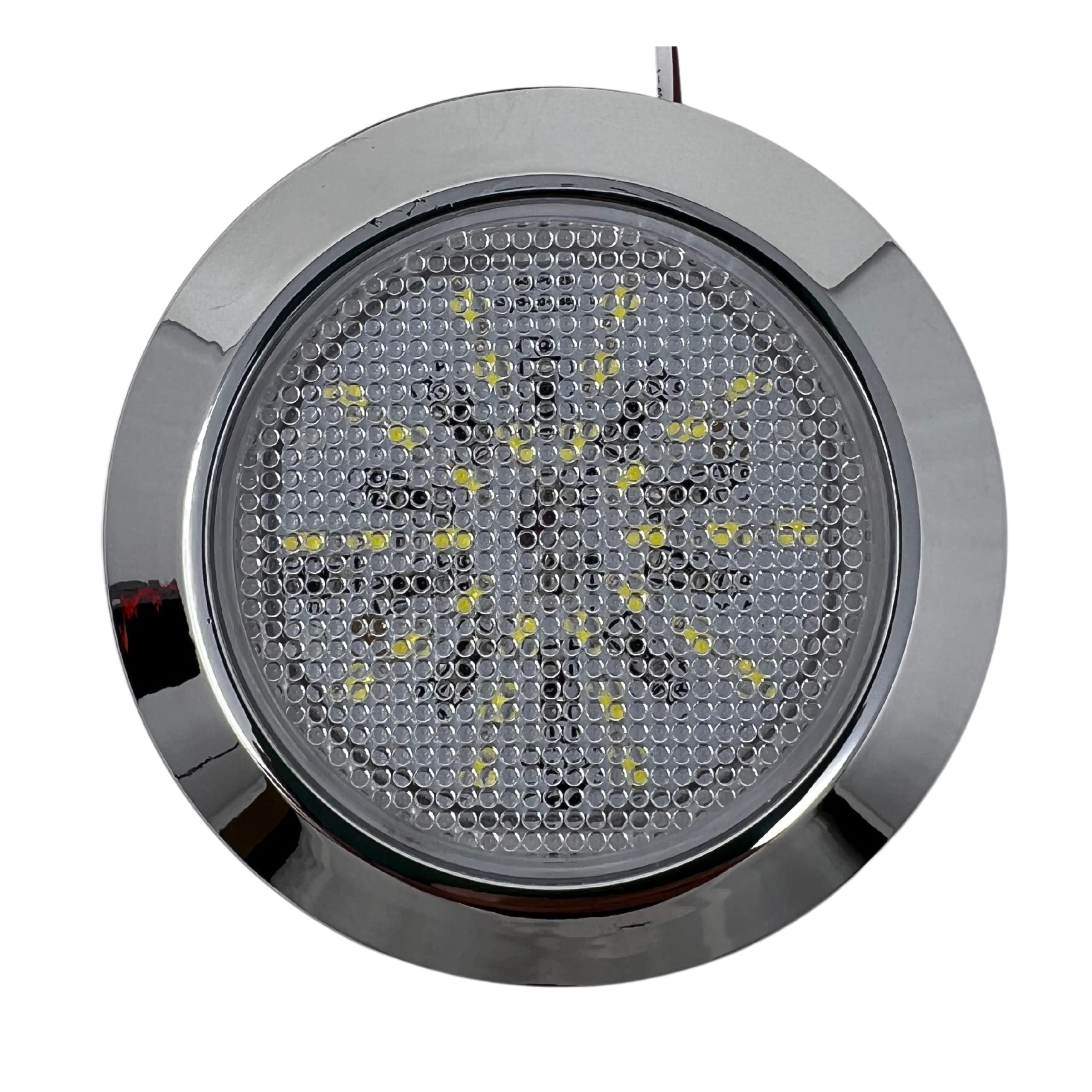 Universal Interior Light Round 30 LED Reading Light Ceiling Dome Roof ...