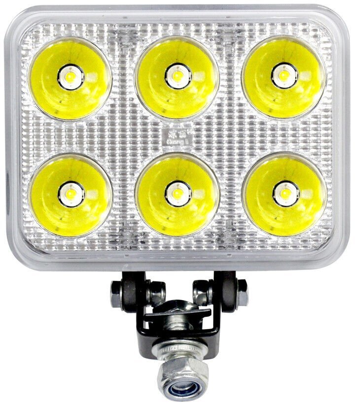 4.5" Inch 6 LED Rectangle Work Spot Light 18w Off Road ATV Truck 4x4 L ...