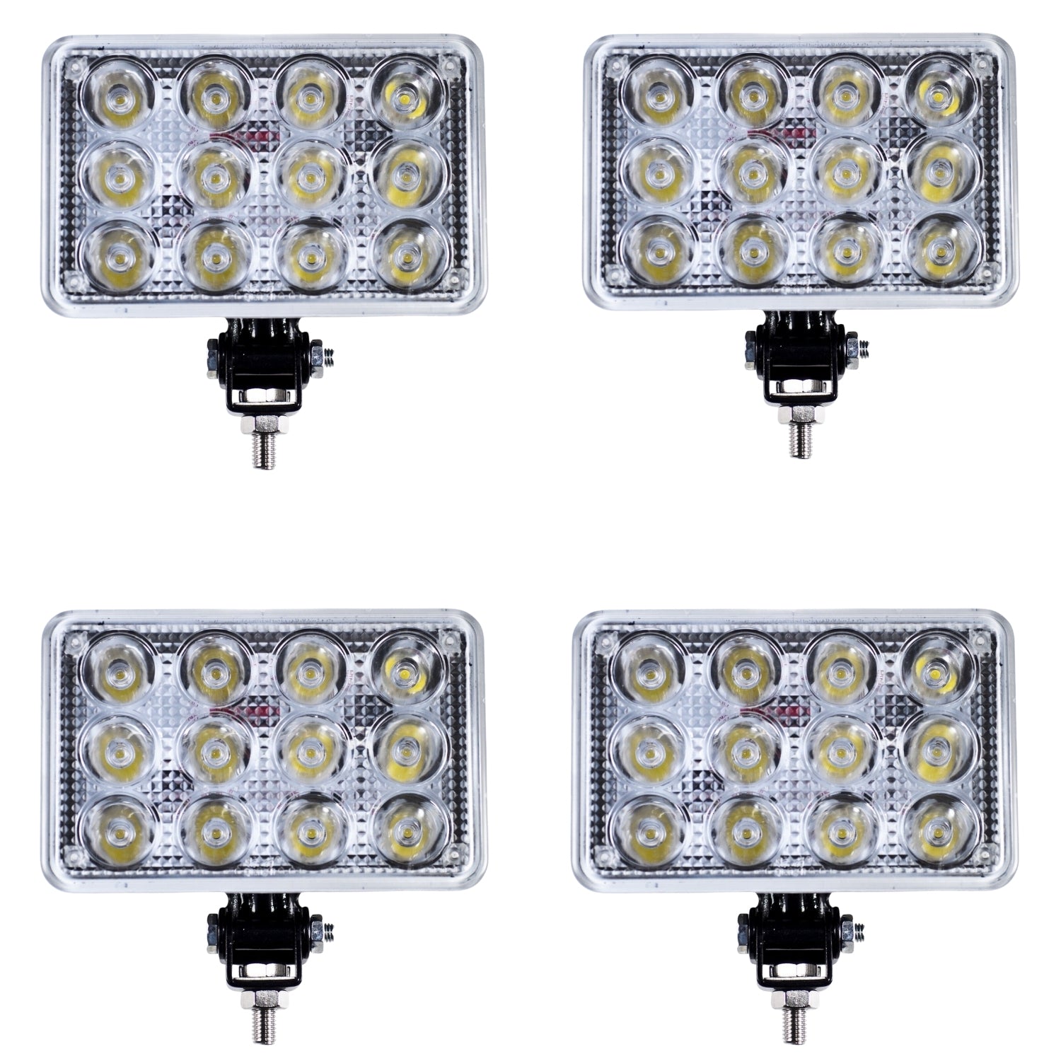 7" Inch 12 LED Rectangle Work Spot Light 36w Off Road ATV Truck 4x4 La ...